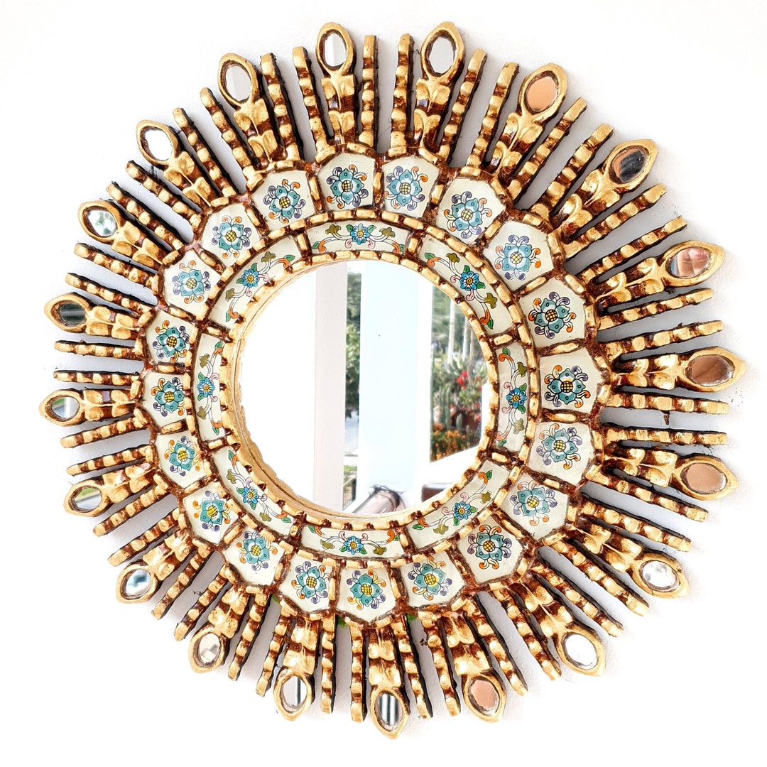 Peruvian Mirrors - "ivory Eye 45cm" - Wall Mirror - Home Decor ...