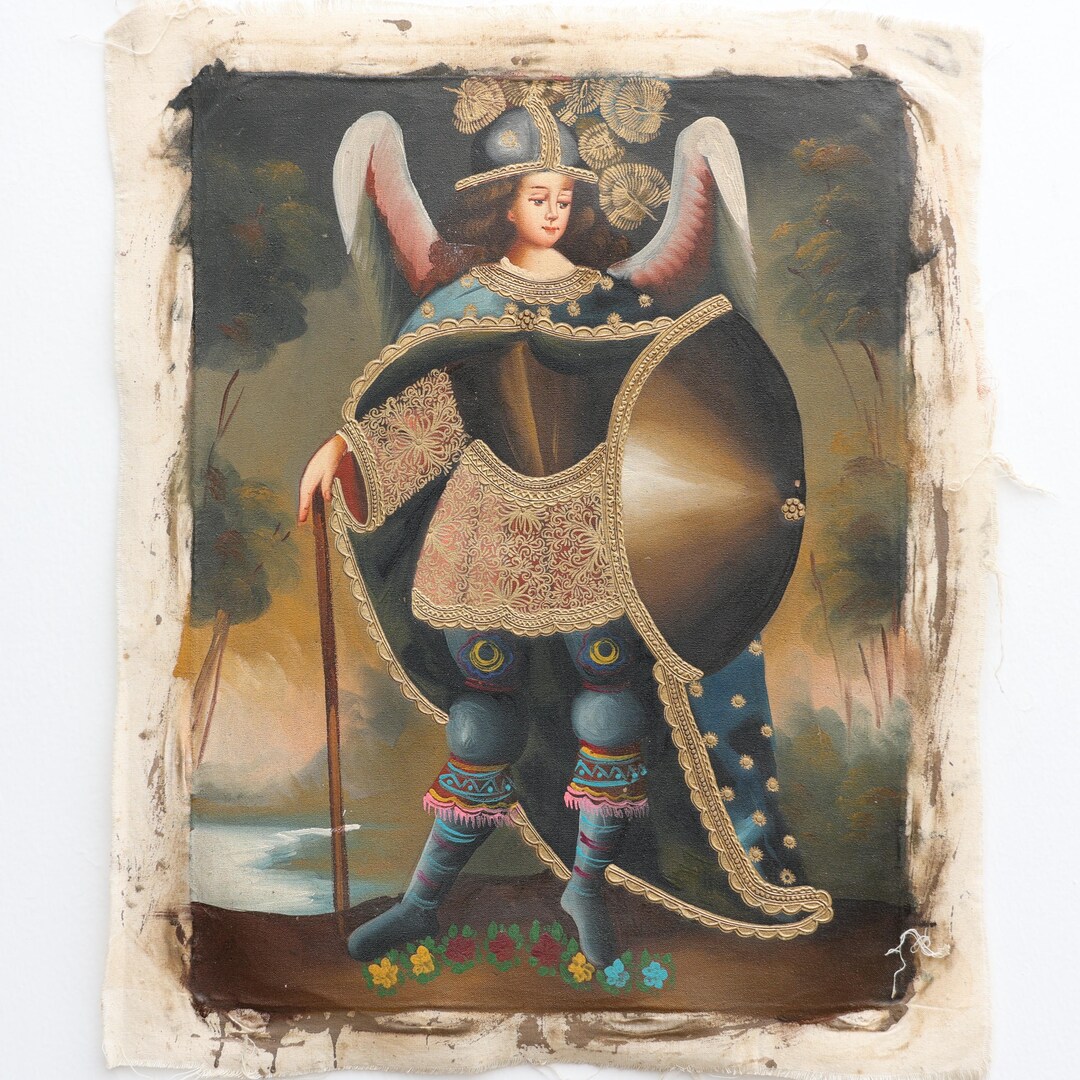 Cuzco Painting | Andean Colonial Art Handmade in Peru | Virgin, Saints ...