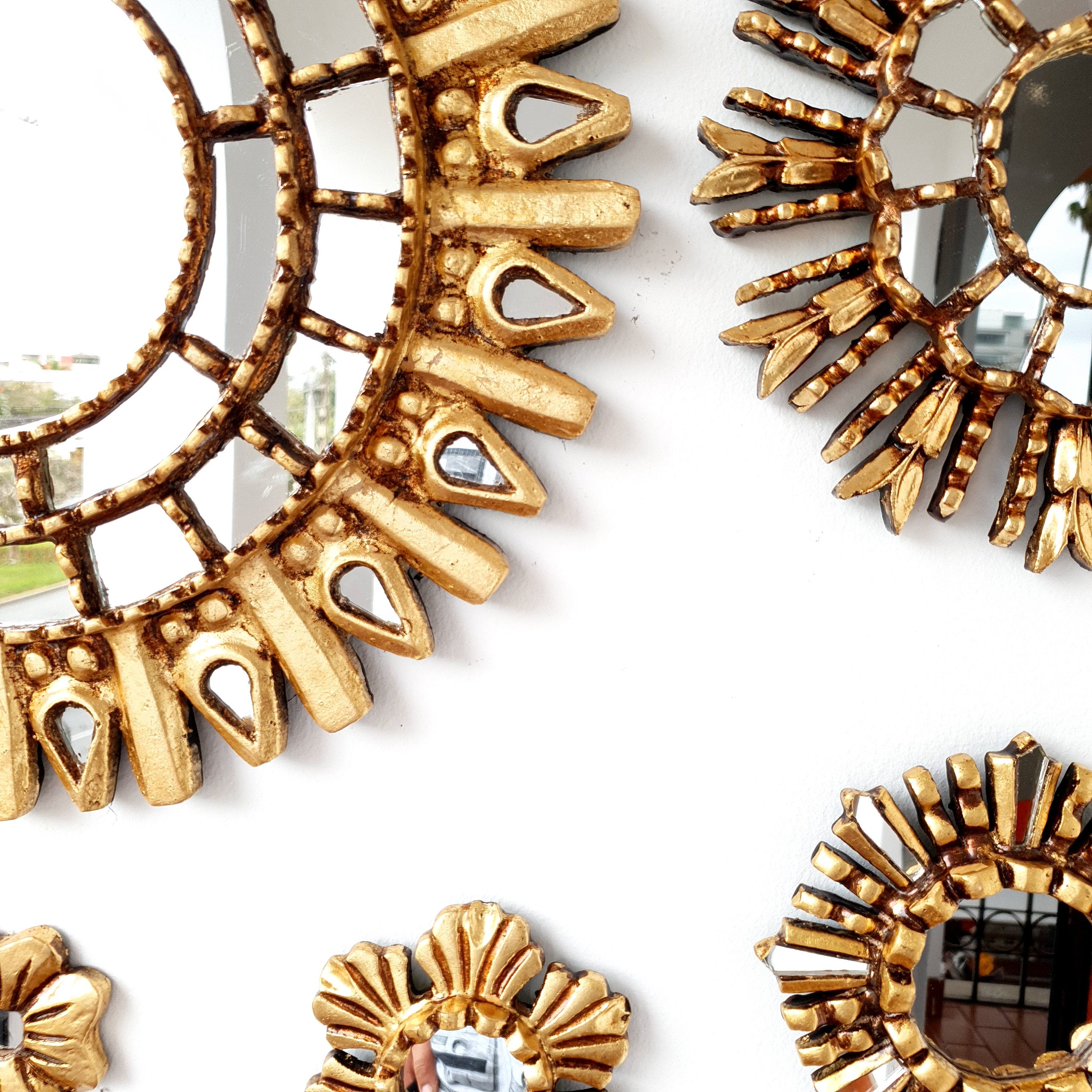 Peruvian Mirrors aztec Collection Interior - Etsy