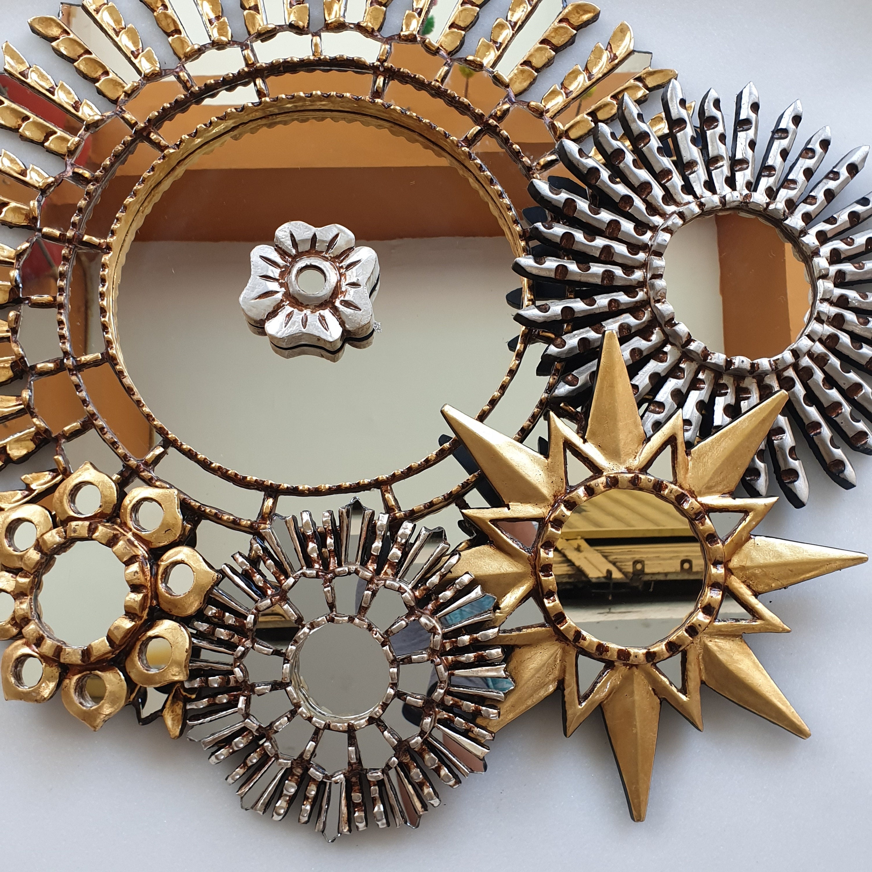 Peruvian Mirrors real Interior Decoration Wall | Etsy