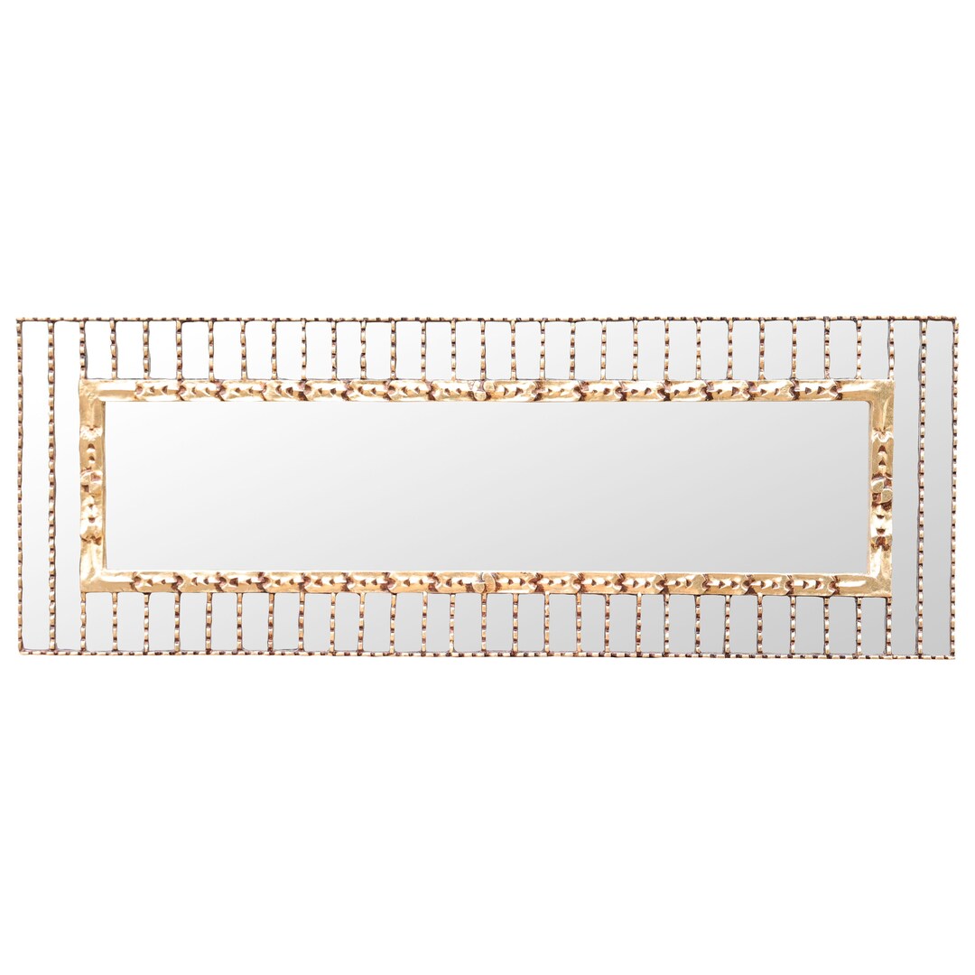 Peruvian Mirrors truly Unique Gold Striped Mirror Interior Decoration ...