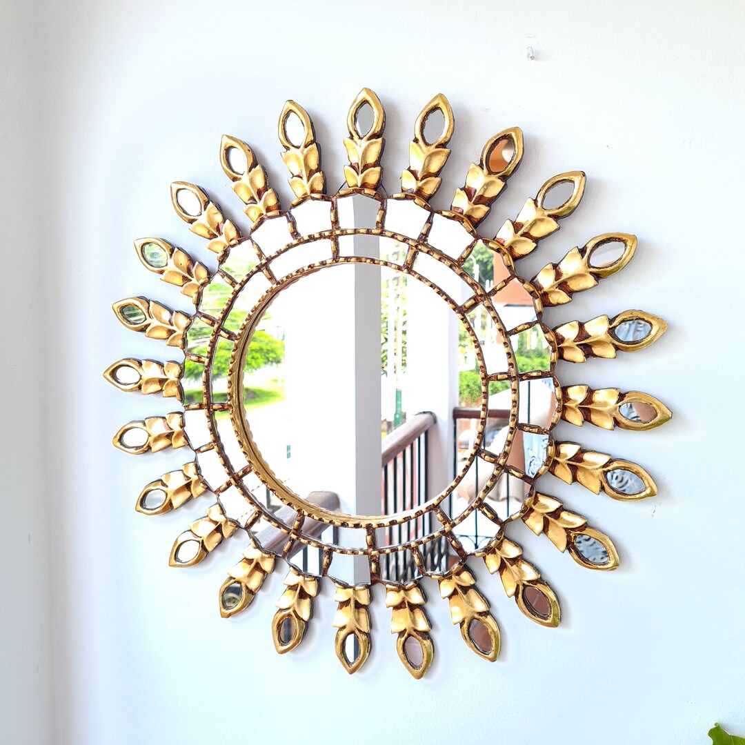 Peruvian Mirrors eye 60cm Interior Decoration - Etsy
