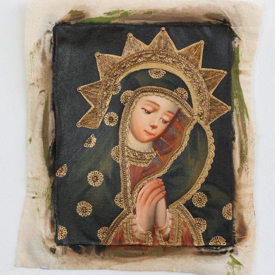 Cuzco Painting, Andean Colonial Art, Handmade in Peru | Virgin, Saints ...