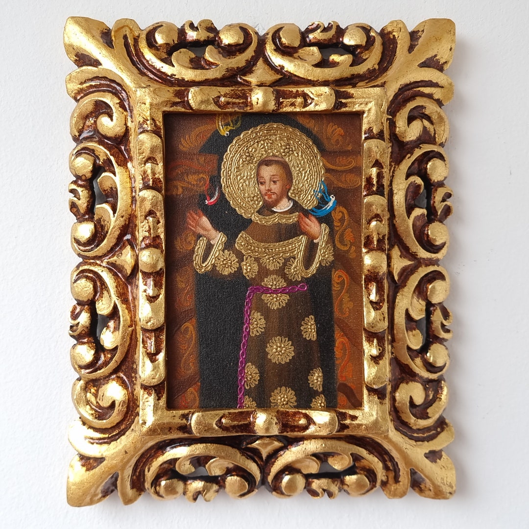 Cuzco Painting With Frame "saint Francis of Asis" - Interior Decoration ...