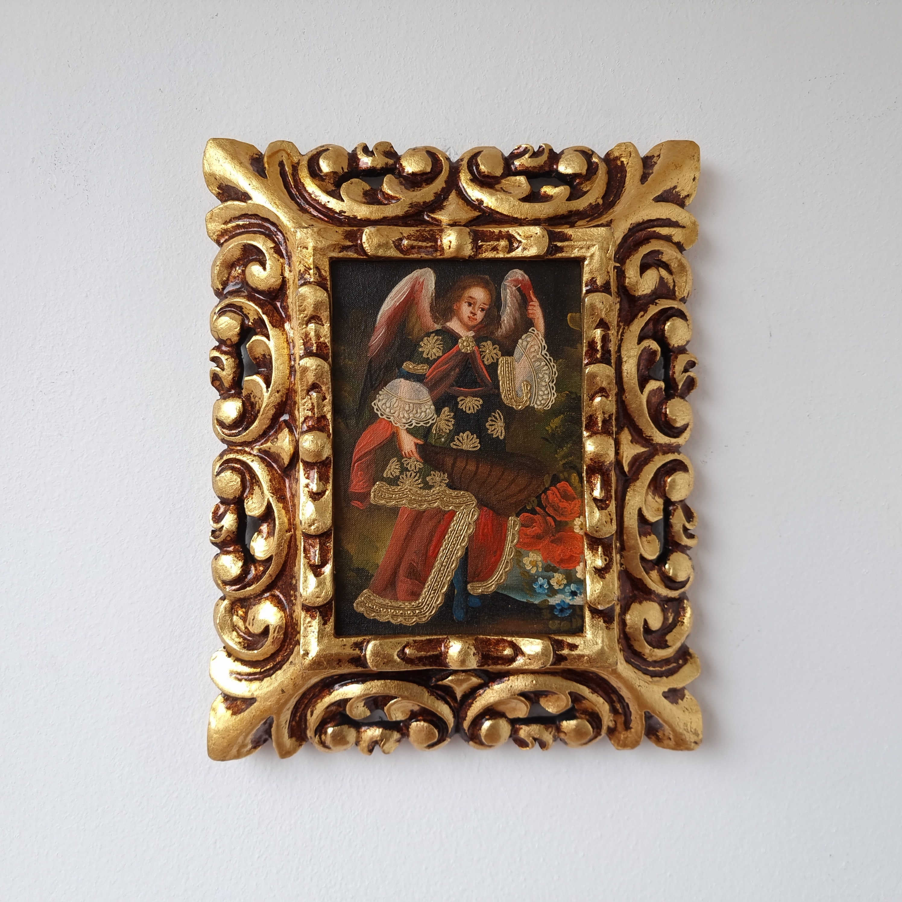 purchase cheap 14k Cuzco Painting with Frame "Virgin of Fatima ...