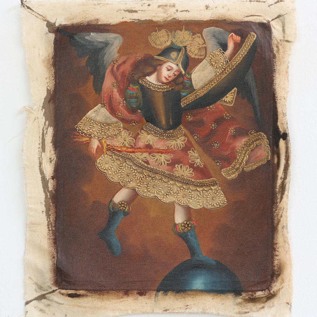 Buy Cuzco Painting, Andean Colonial Art, Handmade in Peru | Virgin ...