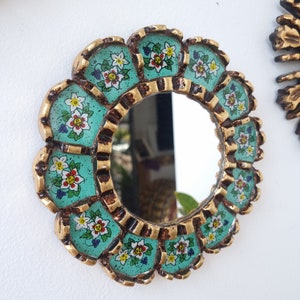 Peruvian Mirrors felicidad Rosa Interior - Etsy