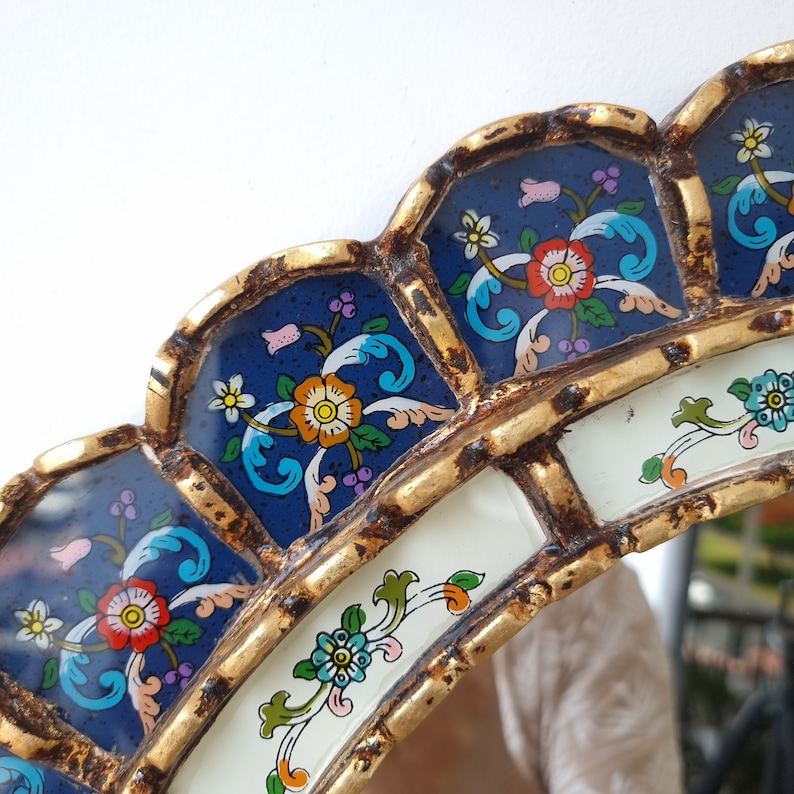 Peruvian Mirrors harmonious 50cm Dark Blue - Etsy