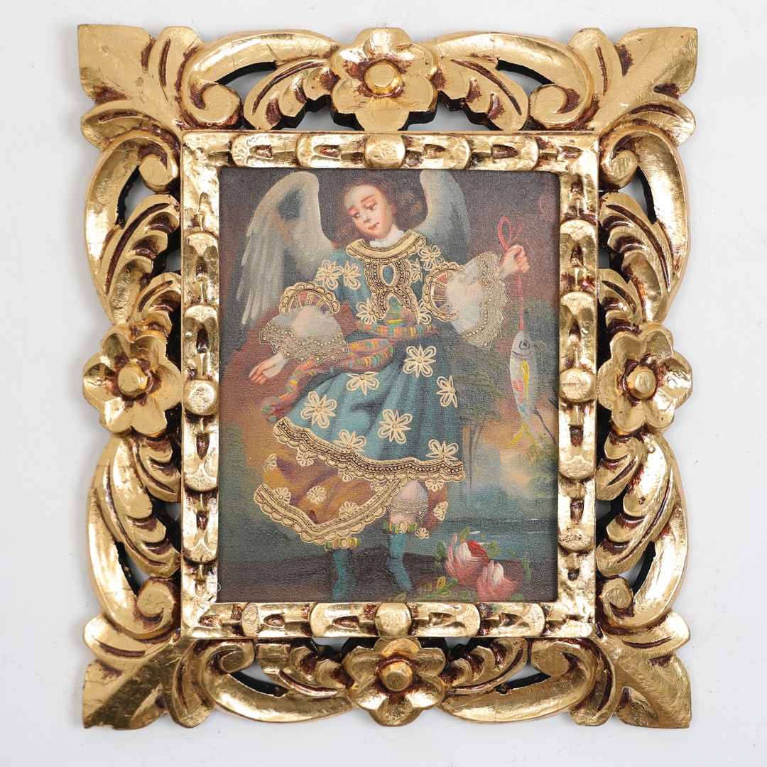 Cuzco Painting With Frame san Rafael Religious Art Interior Decoration ...