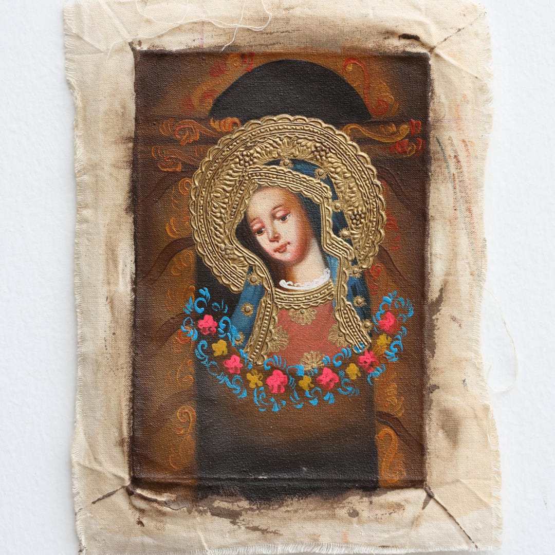 Cuzco Painting | Andean Colonial Art Handmade in Peru | Virgin, Saints ...