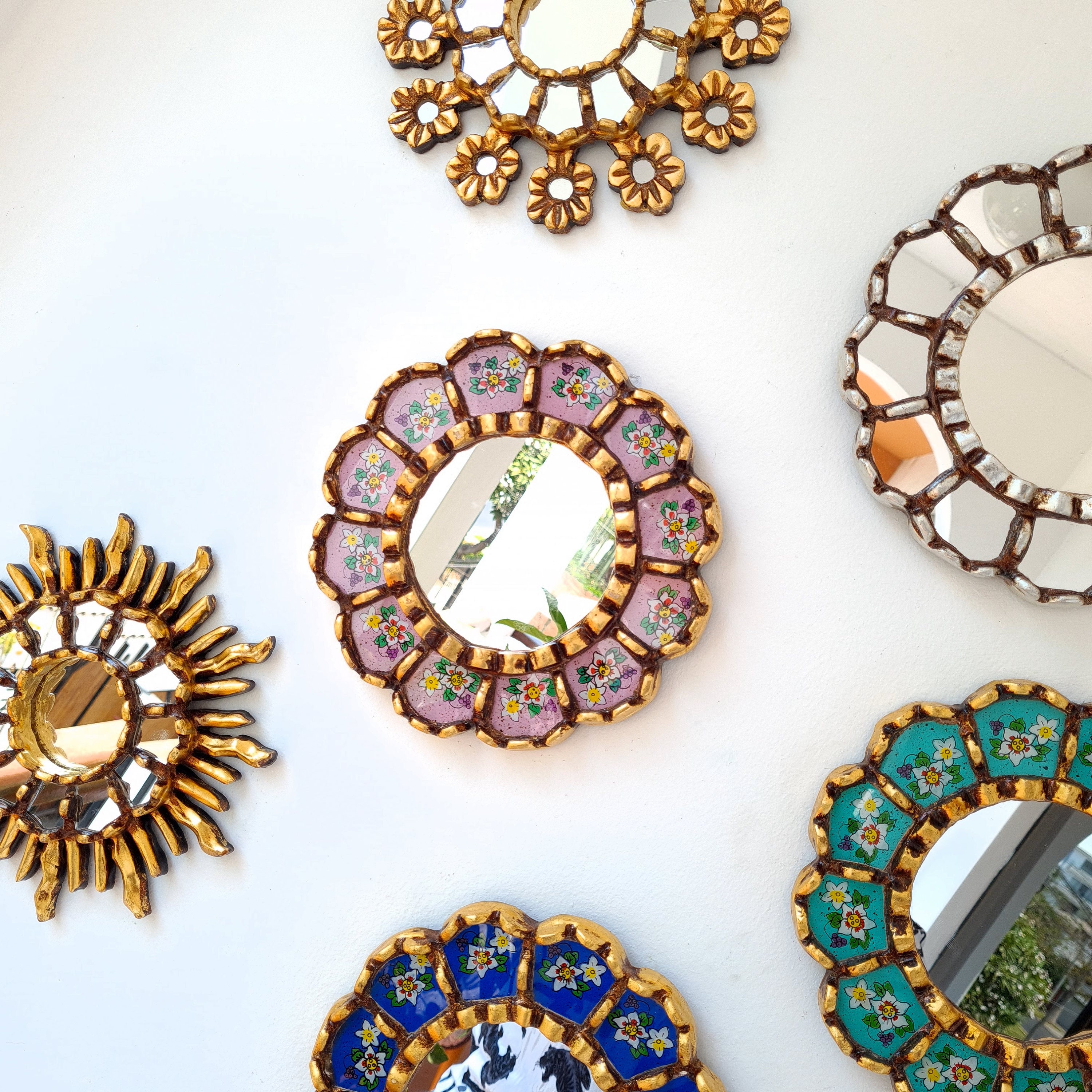 Peruvian Mirrors sophisticated Collection 20cm II - Etsy