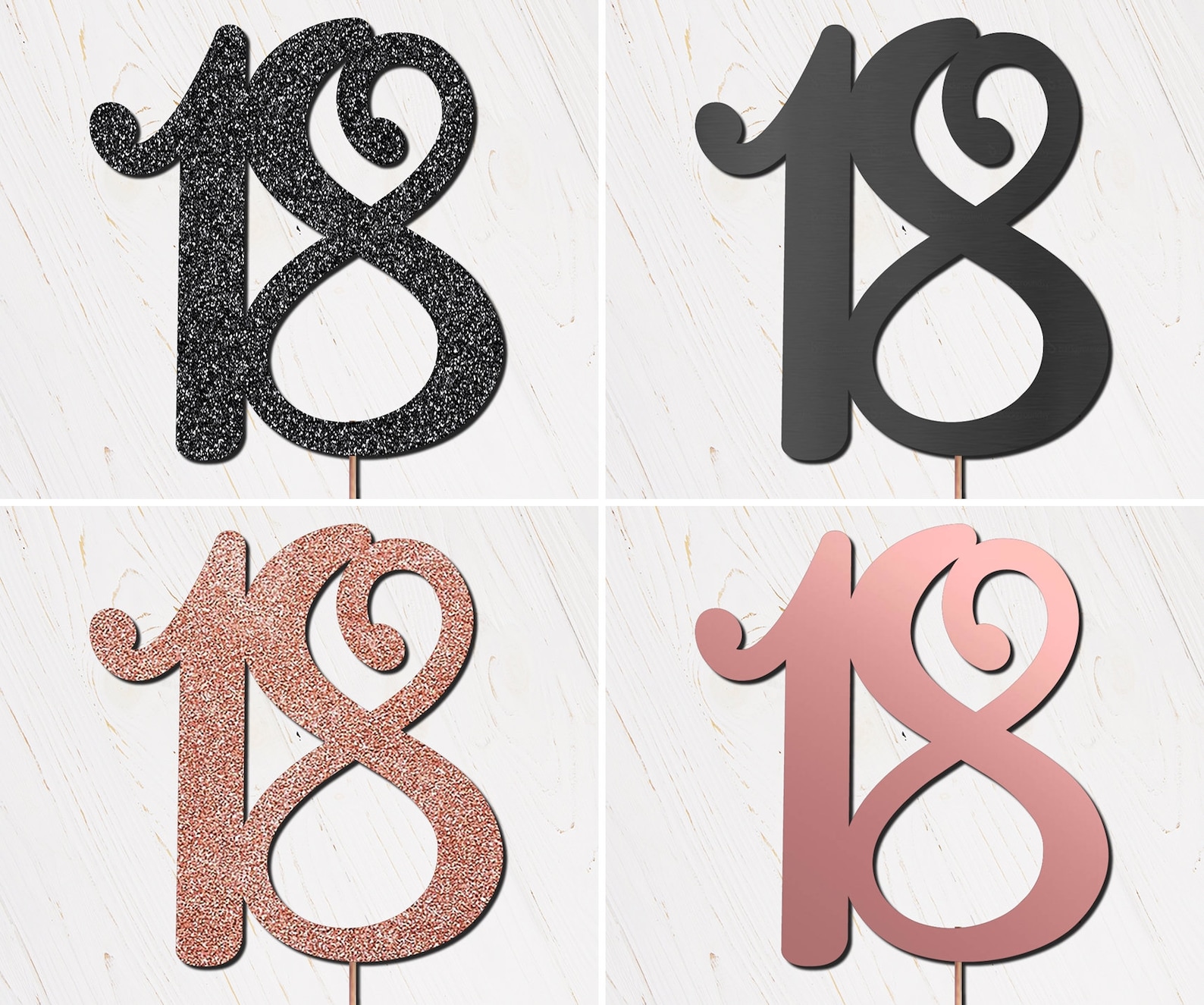 Cake Toppers For 18Th Birthday Girl at Abbey Bracy blog