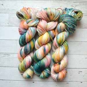 Hand Dyed Yarn | Dk Weight Yarn | Dk Yarn | 100% Superwash Merino ...