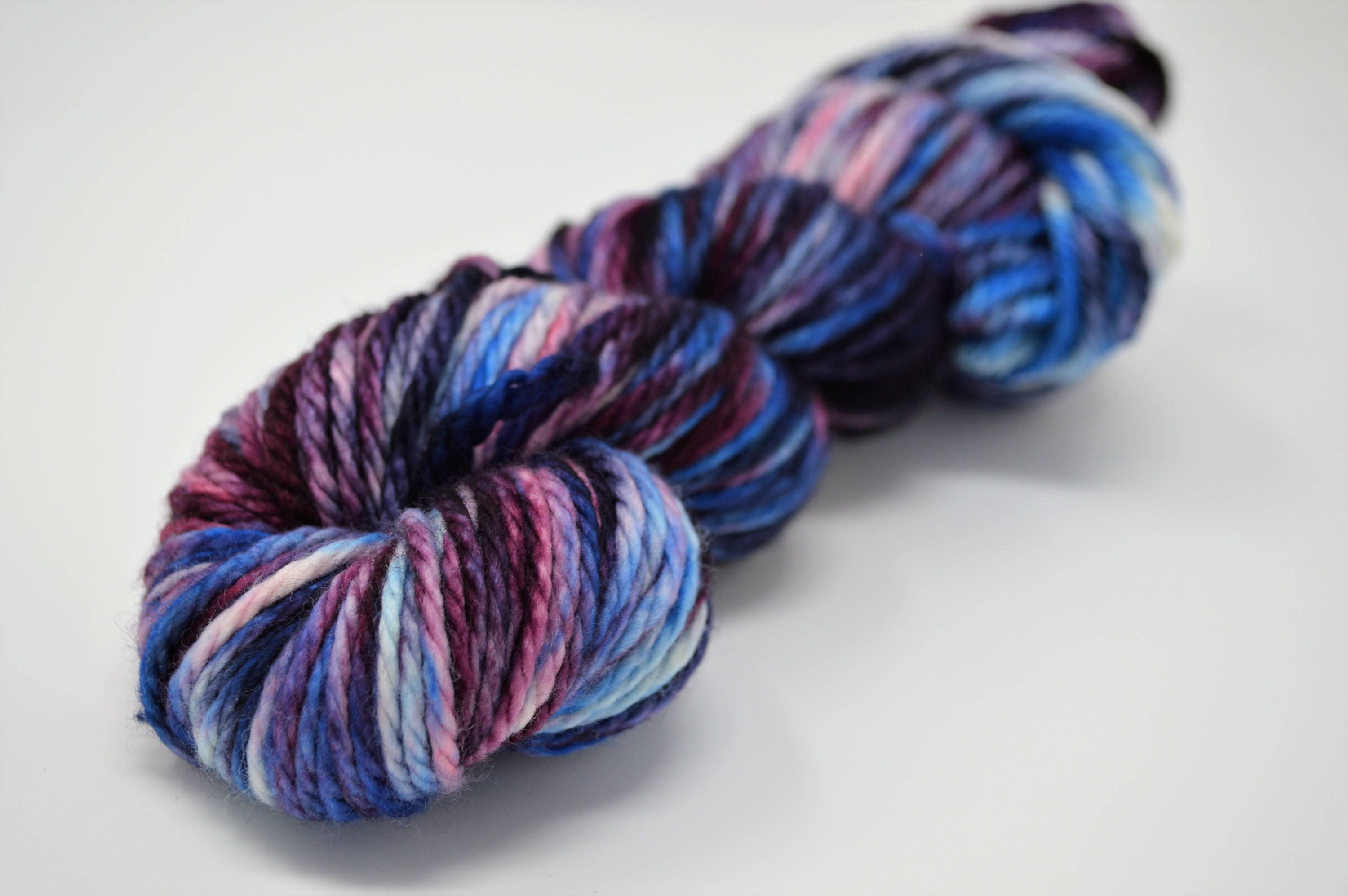 Hand Dyed Yarn Bulky Weight Yarn Speckled Yarn Bulky | Etsy