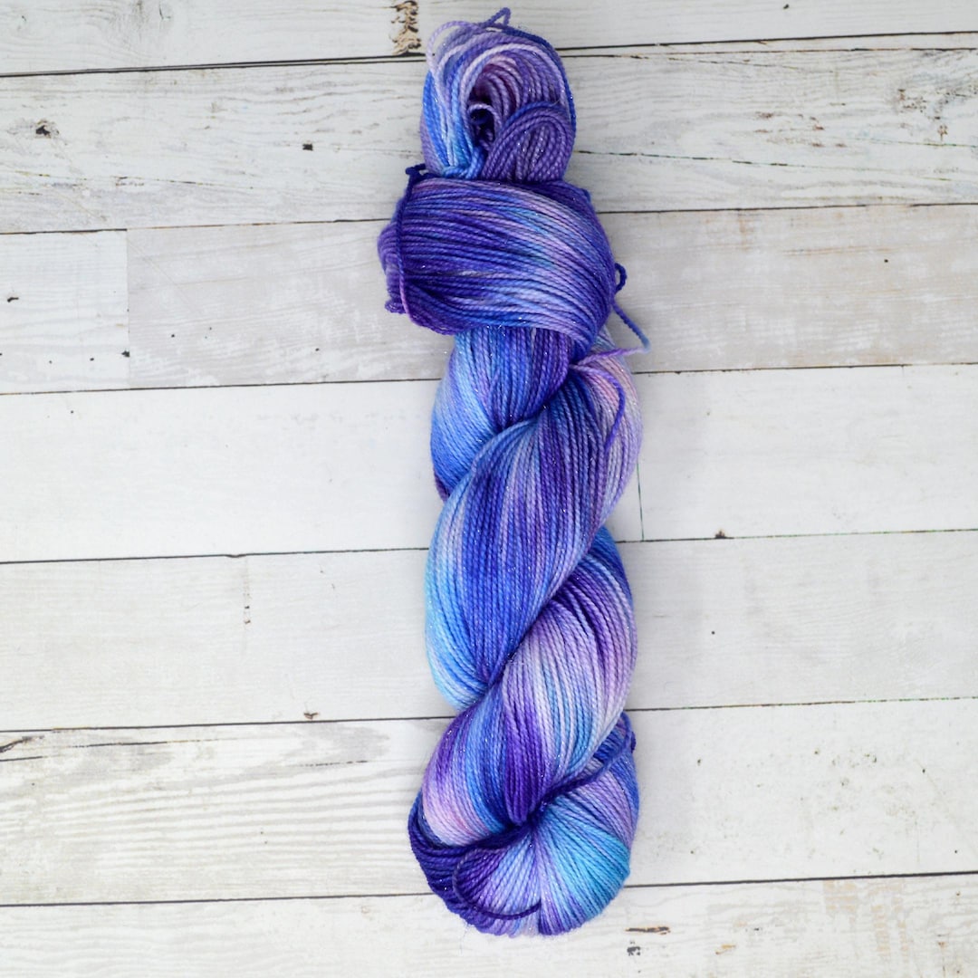 Sparkle Yarn | Hand Dyed Yarn | Superwash | Fingering Yarn | Sock Yarn ...