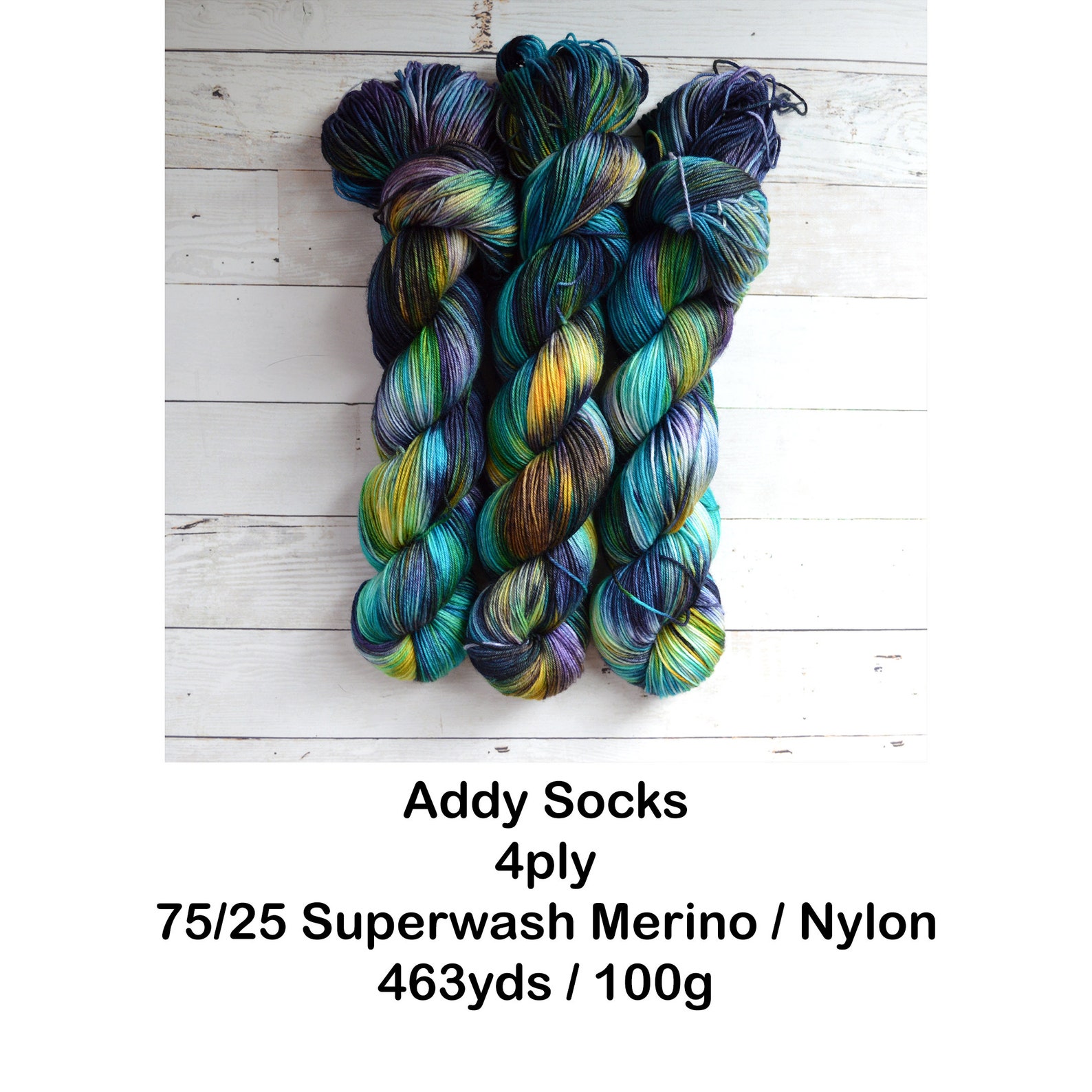 Hand Dyed Yarn | Fingering Weight Yarn | Yarn | Superwash | Fingering ...