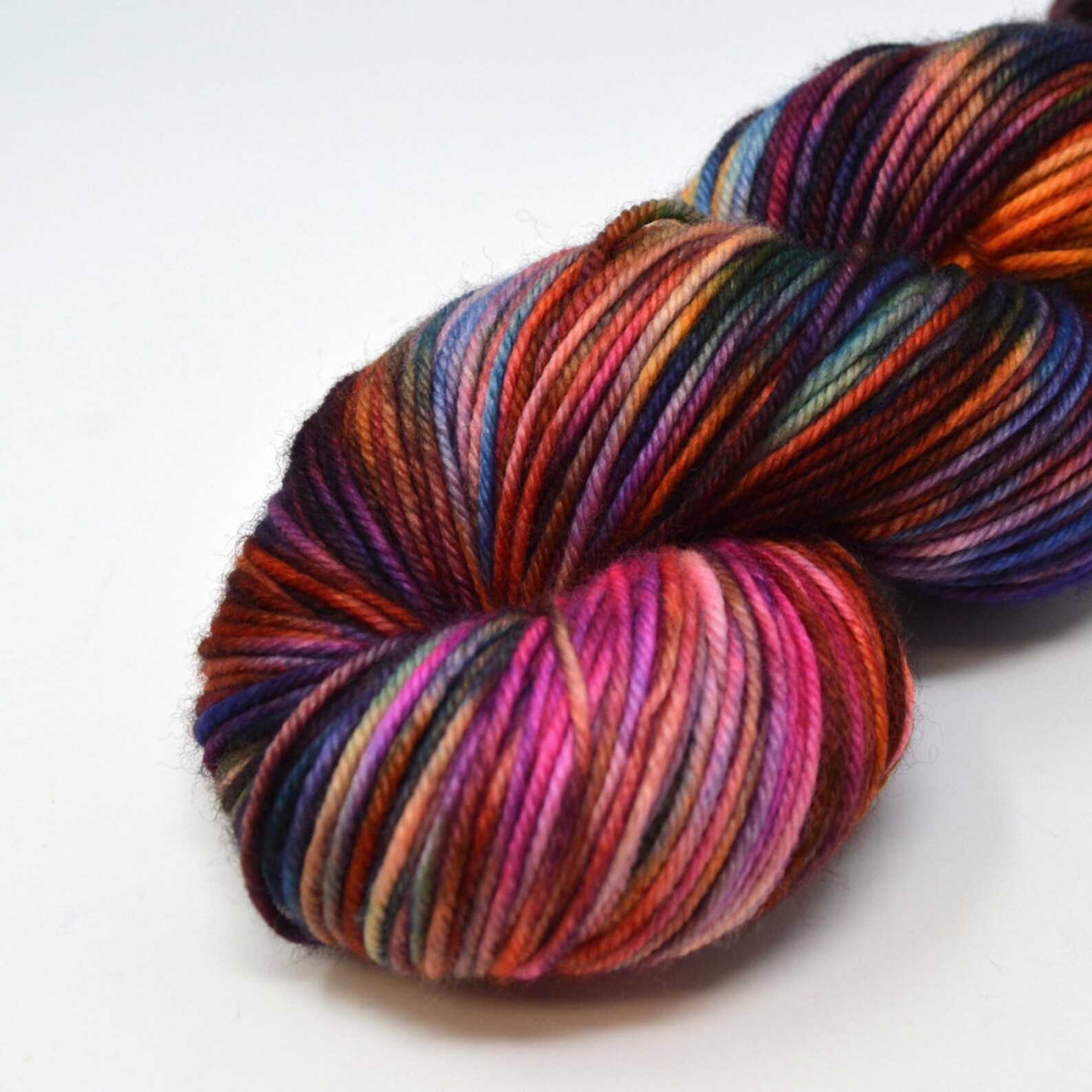 Hand Dyed Yarn Dk Weight Yarn Dk Yarn 100% Superwash | Etsy