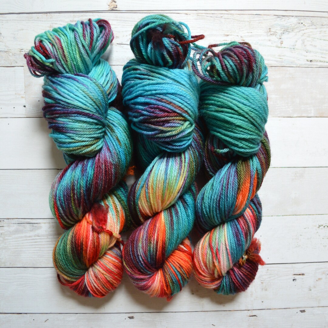 Aubs Worsted, Hand Dyed Yarn, Handdyed Yarn, Hand Dyed Worsted Yarn ...