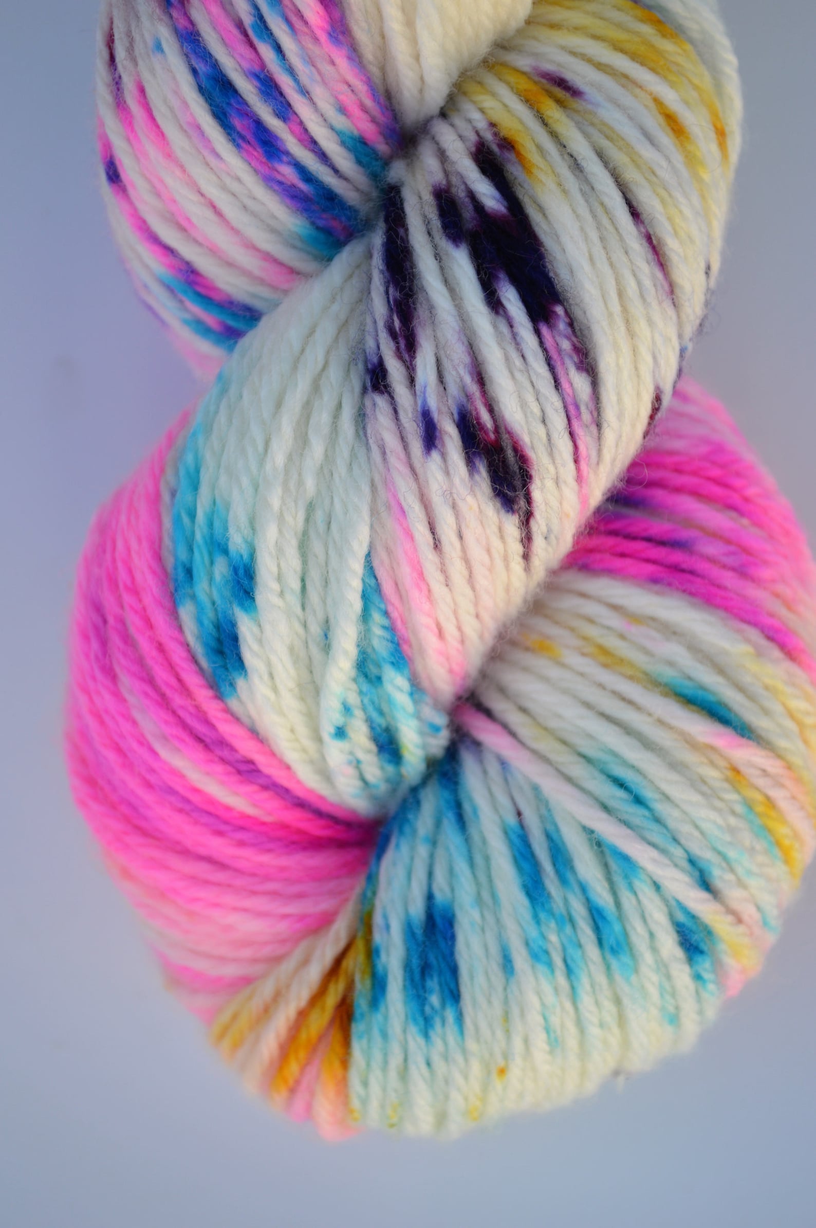 Hand Dyed Yarn | Worsted Weight Yarn | Speckled Yarn | Worsted Yarn ...