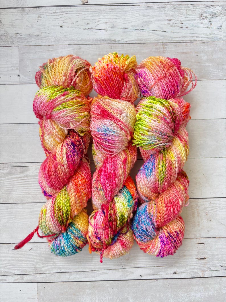Funky Monkey | Mandy Slub | Hand Dyed Yarn | Fingering Weight Yarn ...