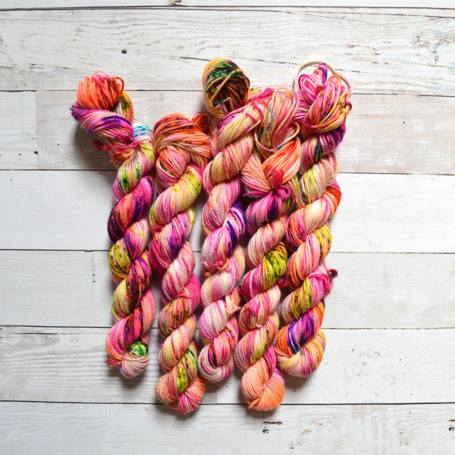 Hand Dyed Yarn Mini Skein Fingering Weight Yarn - Etsy Australia