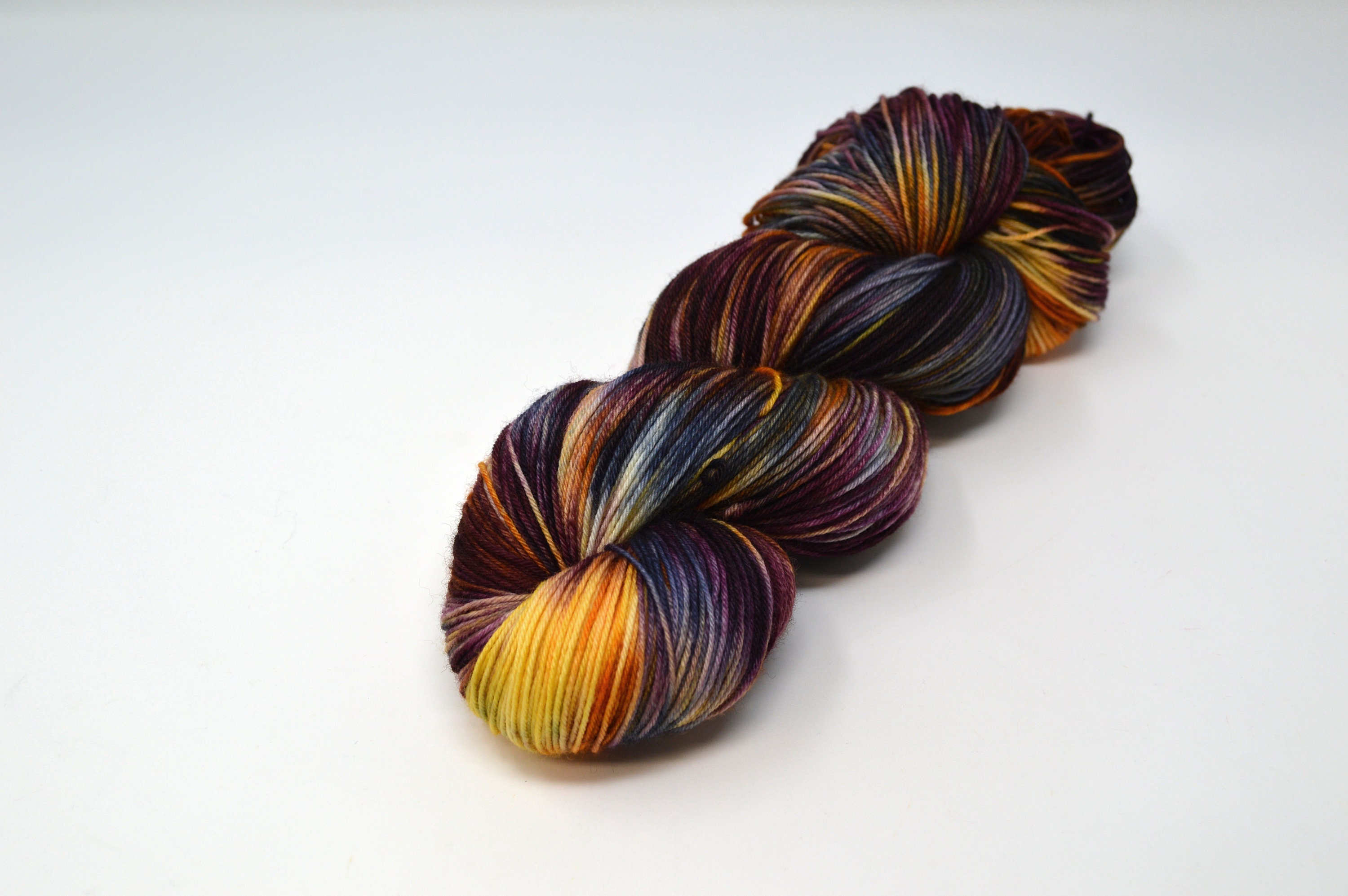 Hand Dyed Yarn Fingering Weight Yarn Yarn Superwash - Etsy