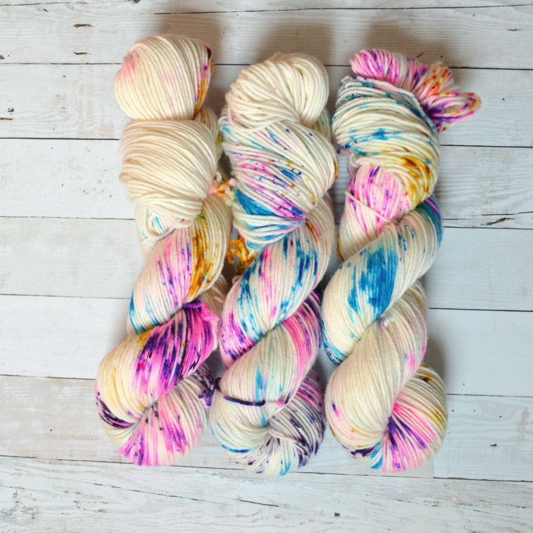 Hand Dyed Yarn | Dk Weight Yarn | Dk Yarn | 100% Superwash Merino ...
