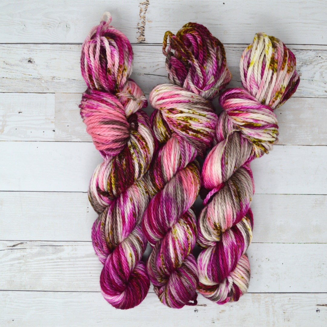 Hand Dyed Yarn | Bulky Weight Yarn | Speckled Yarn | Bulky Yarn ...