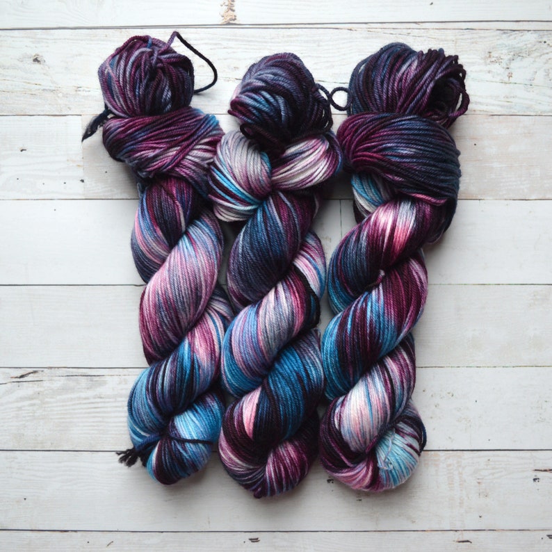 Hand Dyed Yarn | Dk Weight Yarn | Dk Yarn | 100% Superwash Merino ...