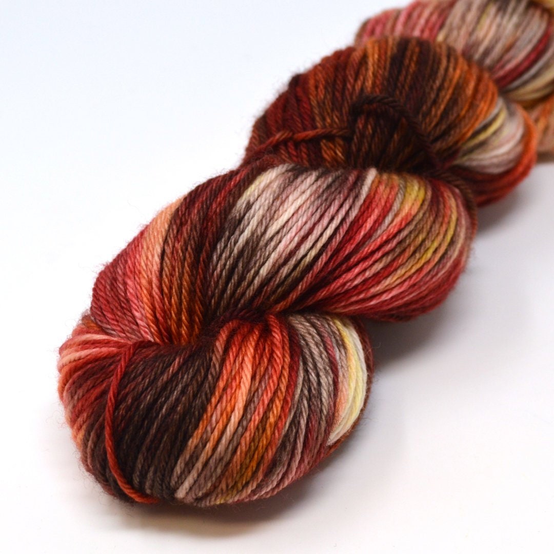 Hand Dyed Yarn | Worsted Weight Yarn | Speckled Yarn | Worsted Yarn ...