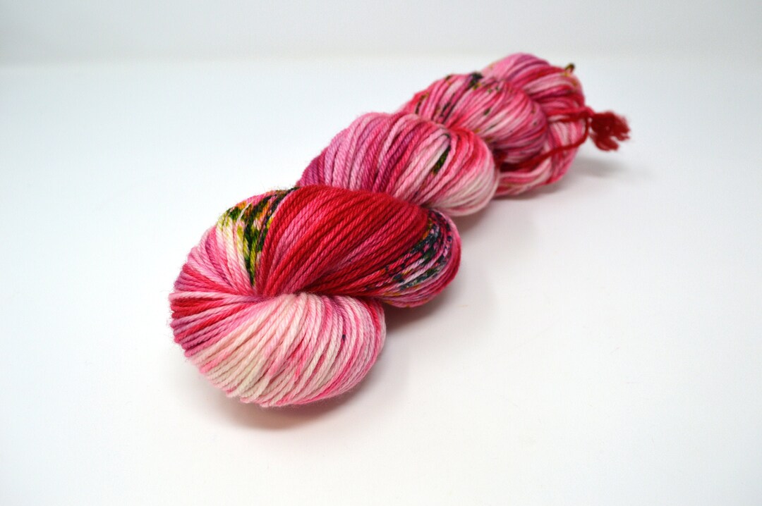 Hand Dyed Yarn | Worsted Weight Yarn | Speckled Yarn | Worsted Yarn ...