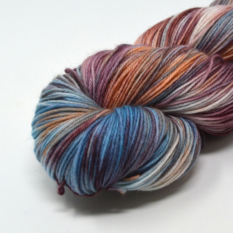 Hand dyed yarn fingering weight yarn Yarn Superwash | Etsy