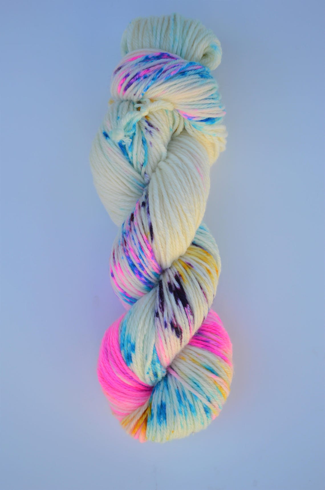 Hand Dyed Yarn Worsted Weight Yarn Speckled Yarn Worsted - Etsy