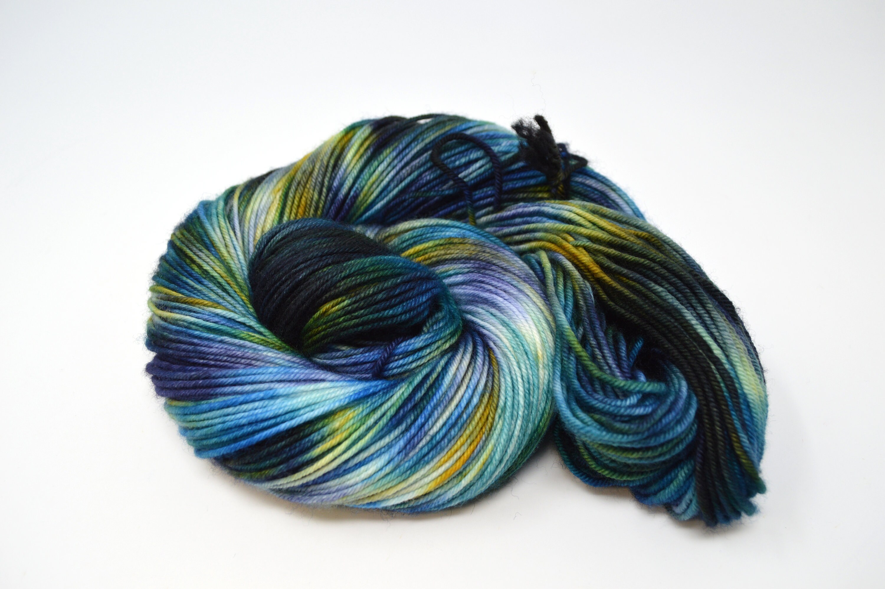 Hand dyed yarn dk weight yarn dk yarn 100% Superwash | Etsy