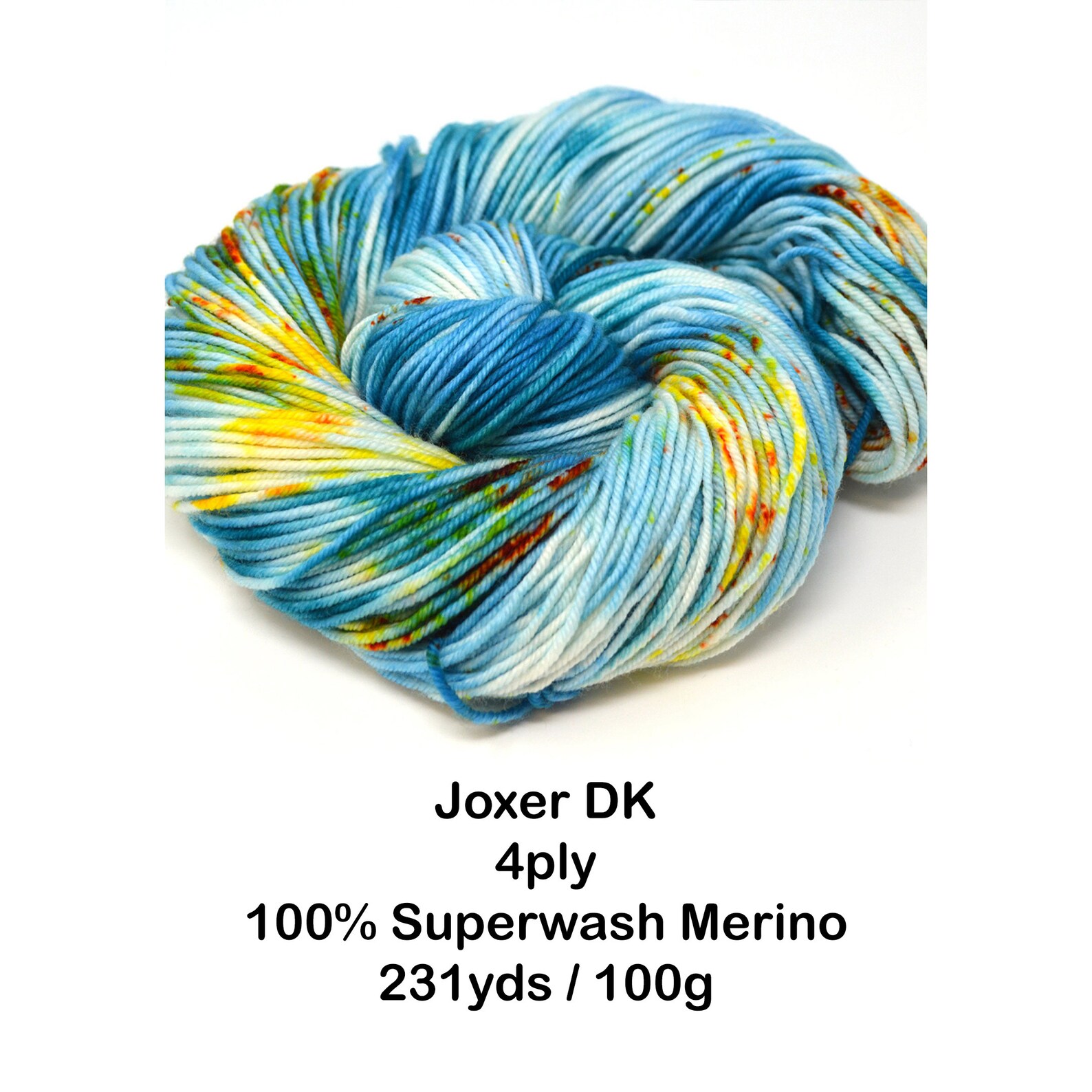 Hand Dyed Yarn Dk Weight Yarn Dk Yarn 100% Superwash - Etsy