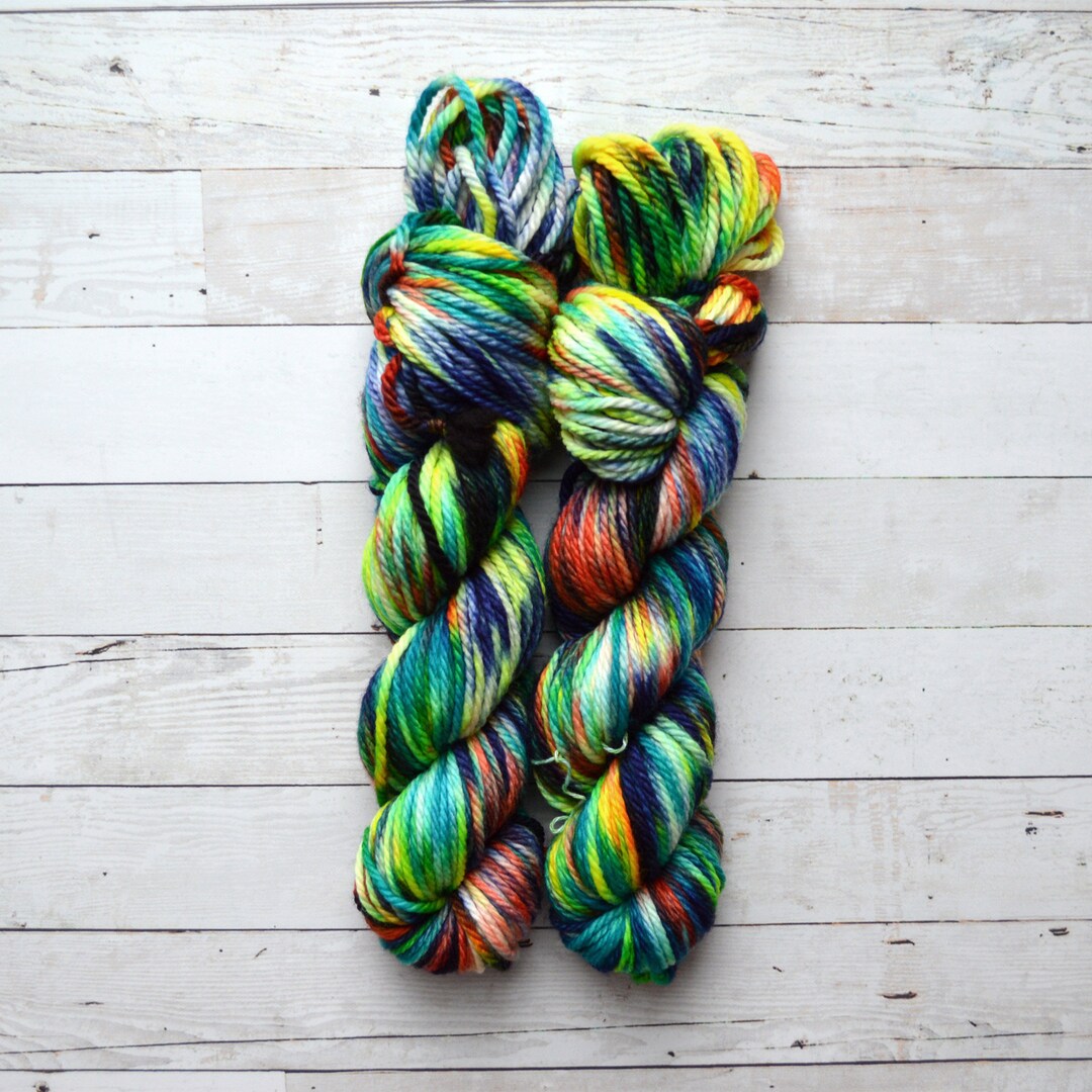 Hand Dyed Yarn | Bulky Weight Yarn | Speckled Yarn | Bulky Yarn ...