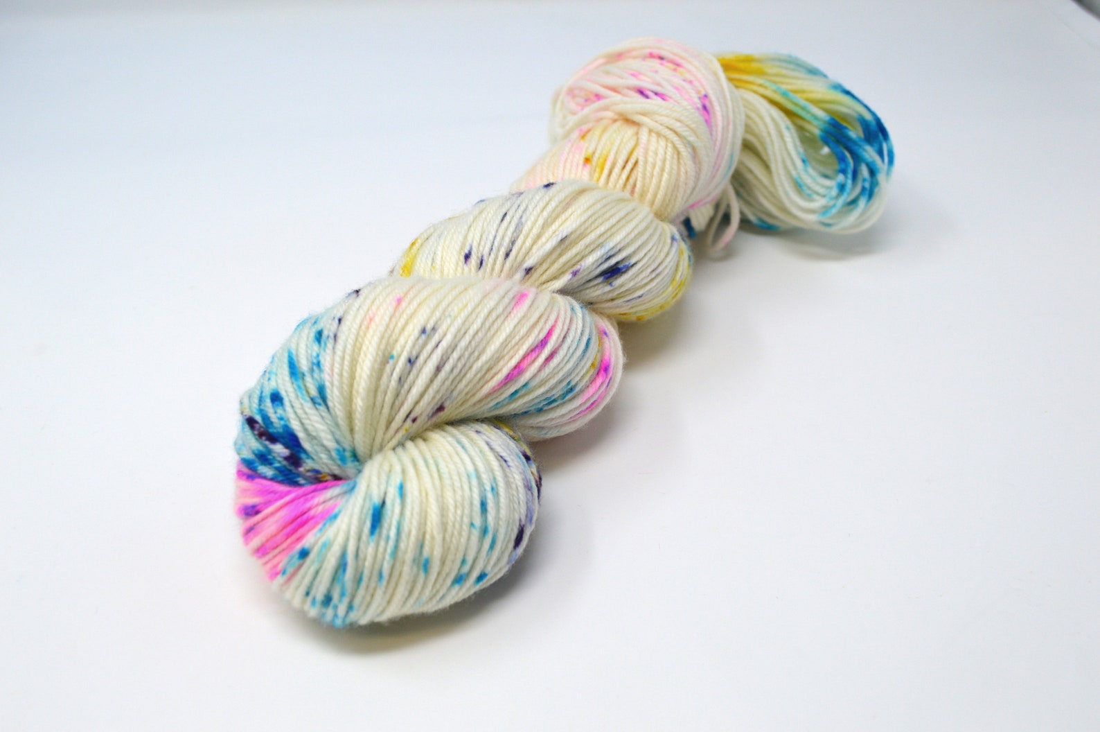 Hand Dyed Yarn Dk Weight Yarn Dk Yarn 100% Superwash Merino Merino Wool ...