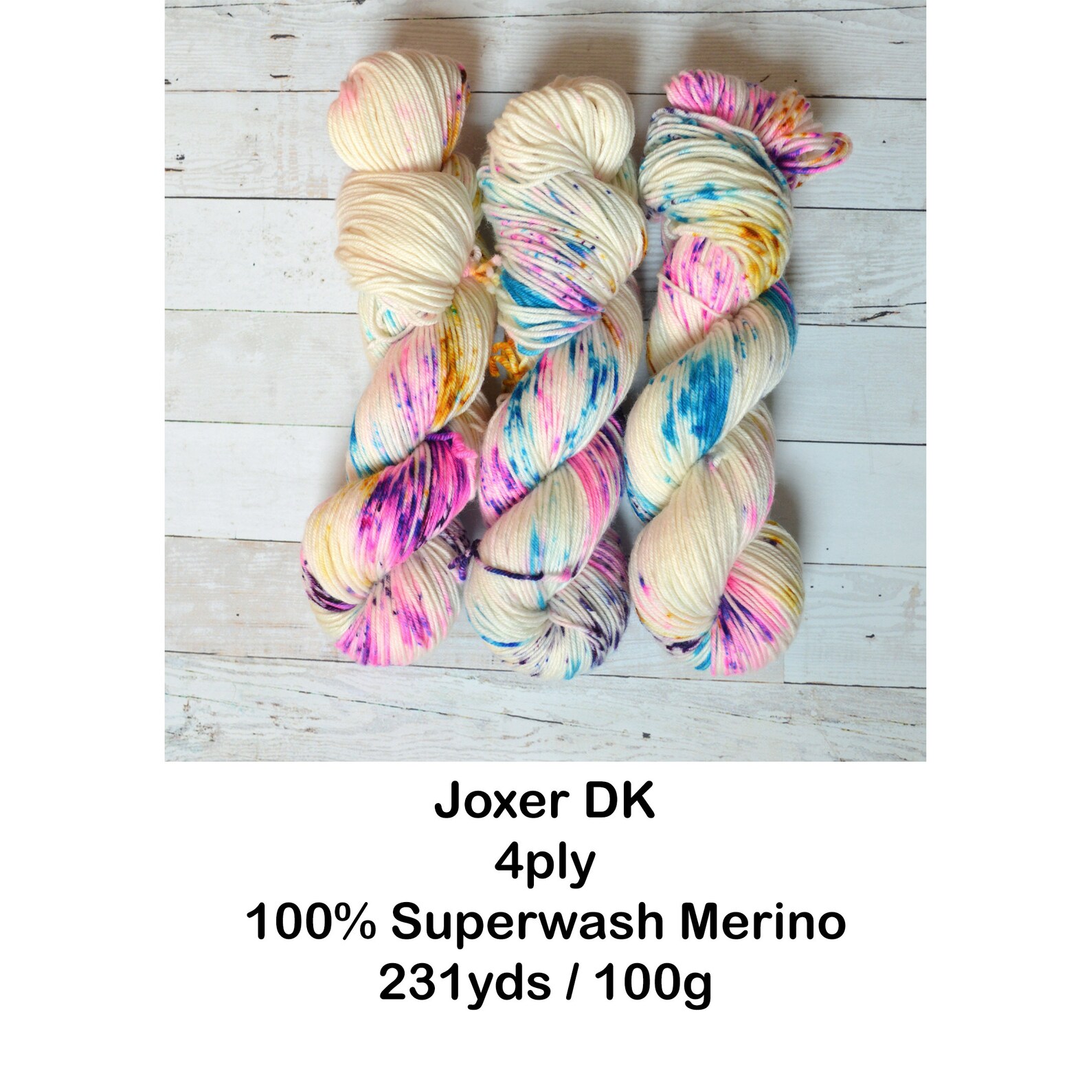 Hand Dyed Yarn Dk Weight Yarn Dk Yarn 100% Superwash Merino Merino Wool ...