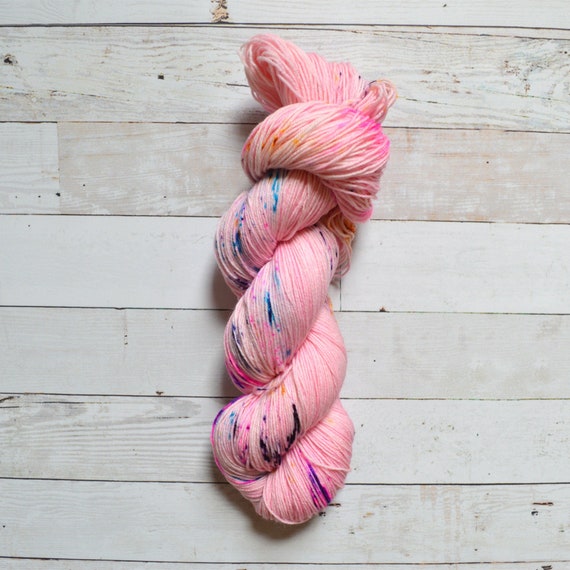 Hand dyed yarn fingering weight yarn Yarn Superwash | Etsy