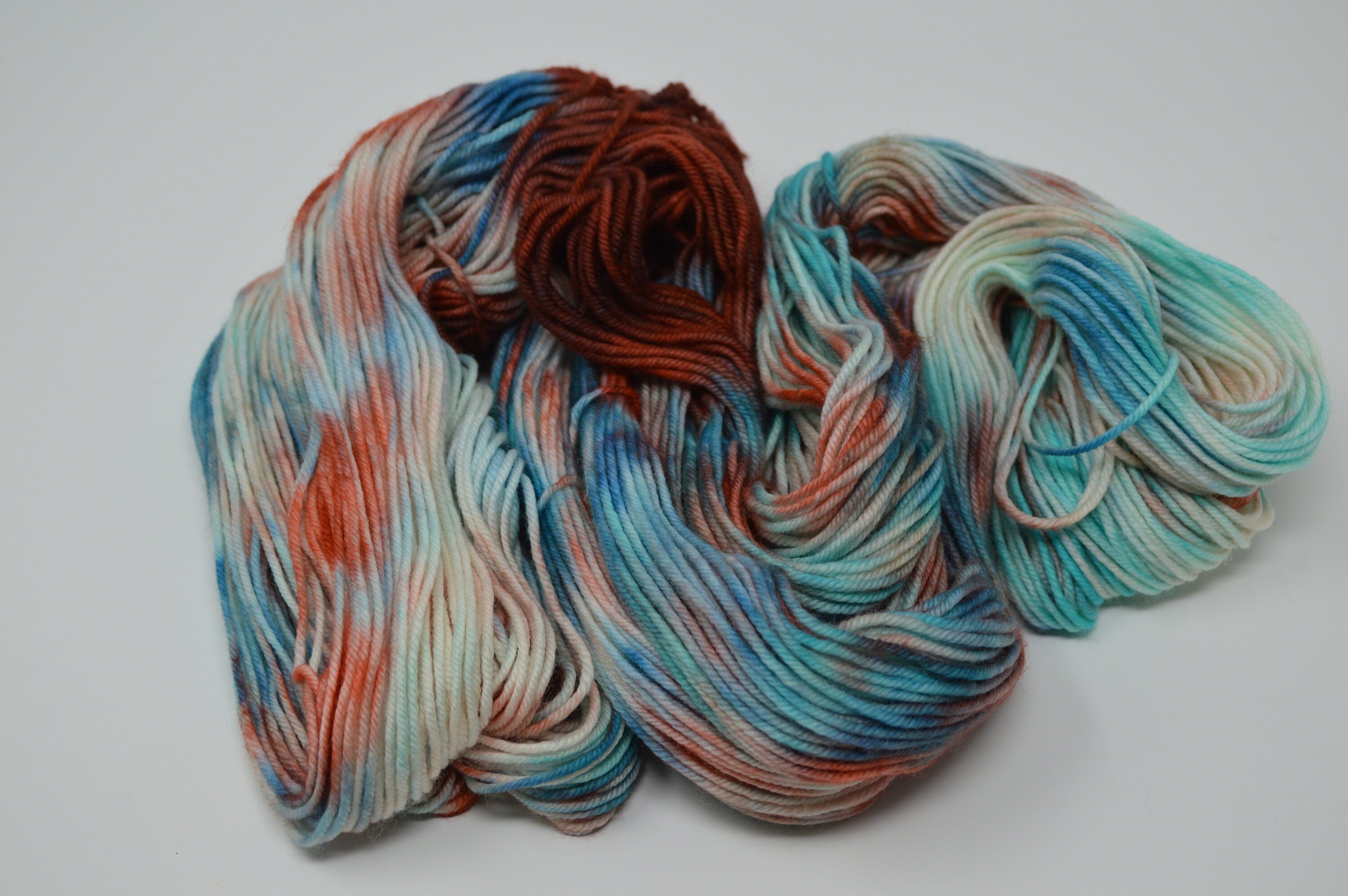 Hand dyed yarn dk weight yarn dk yarn 100% Superwash | Etsy