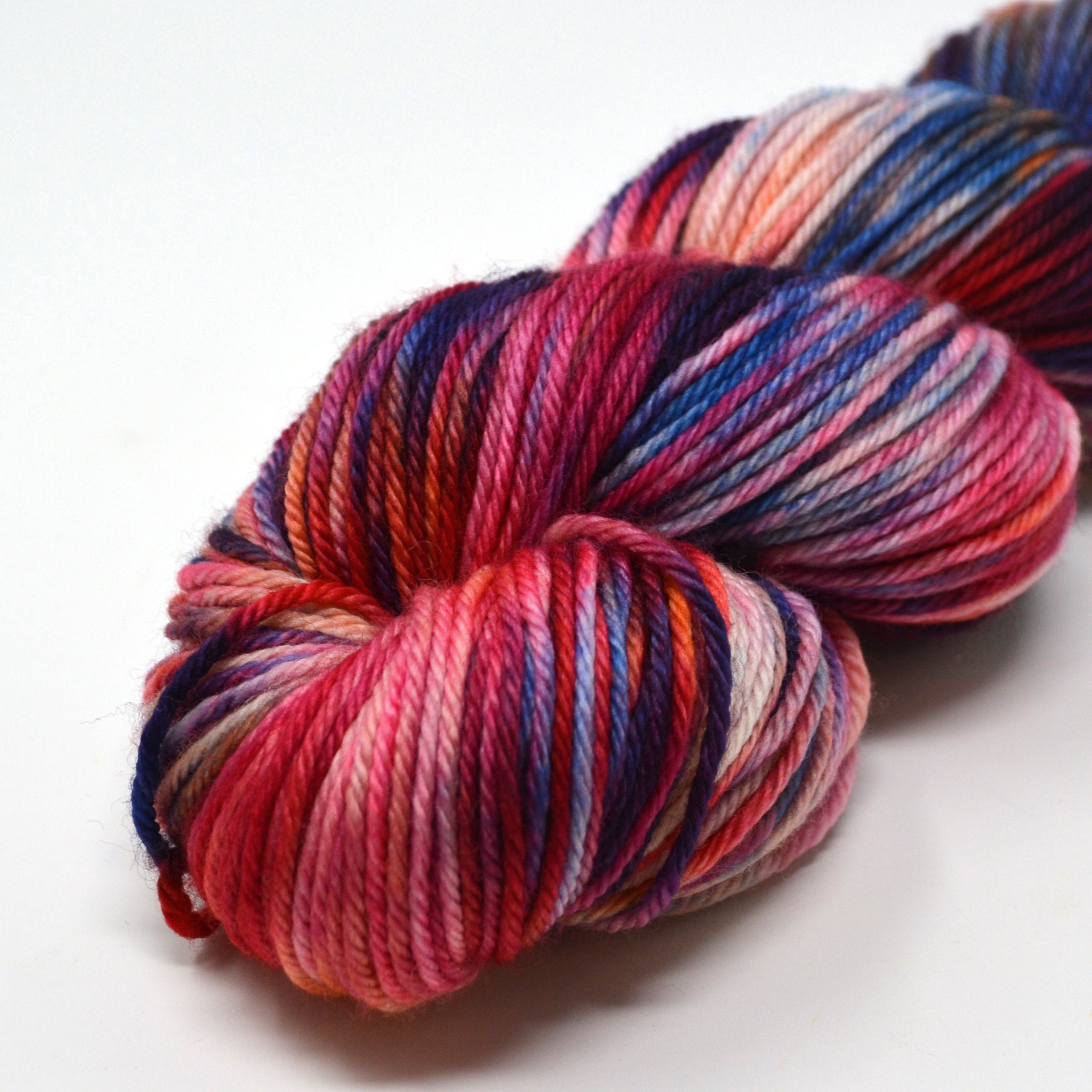 Hand dyed yarn Dyed yarn worsted weight yarn speckled | Etsy