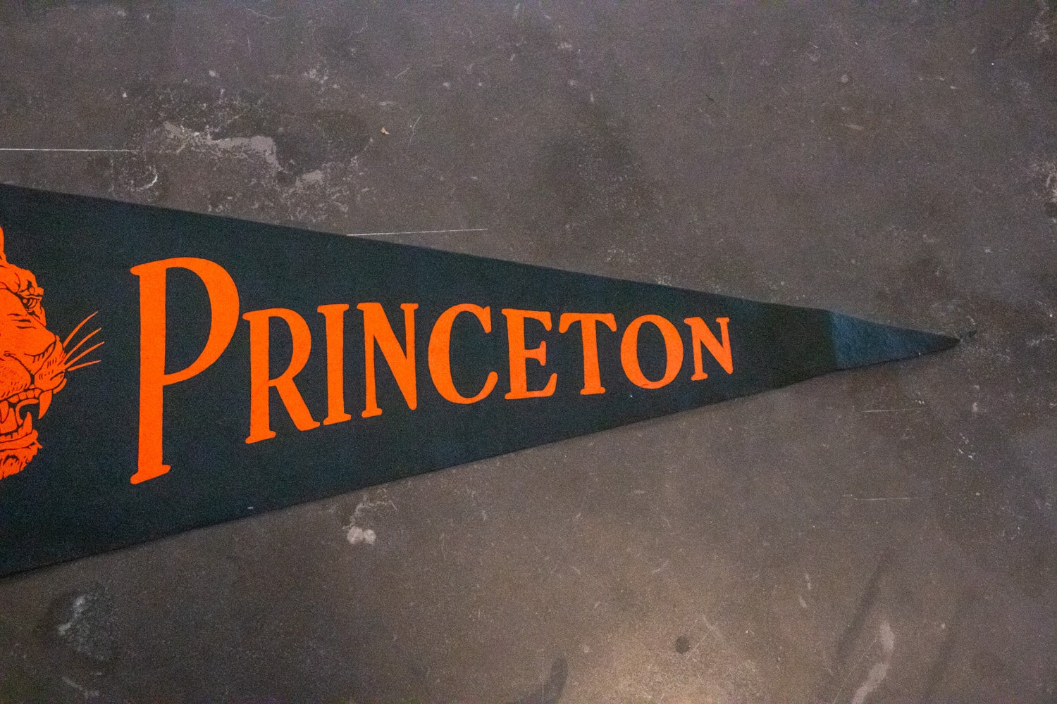 Princeton University Tiger Felt Pennant Vintage Collegiate - Etsy