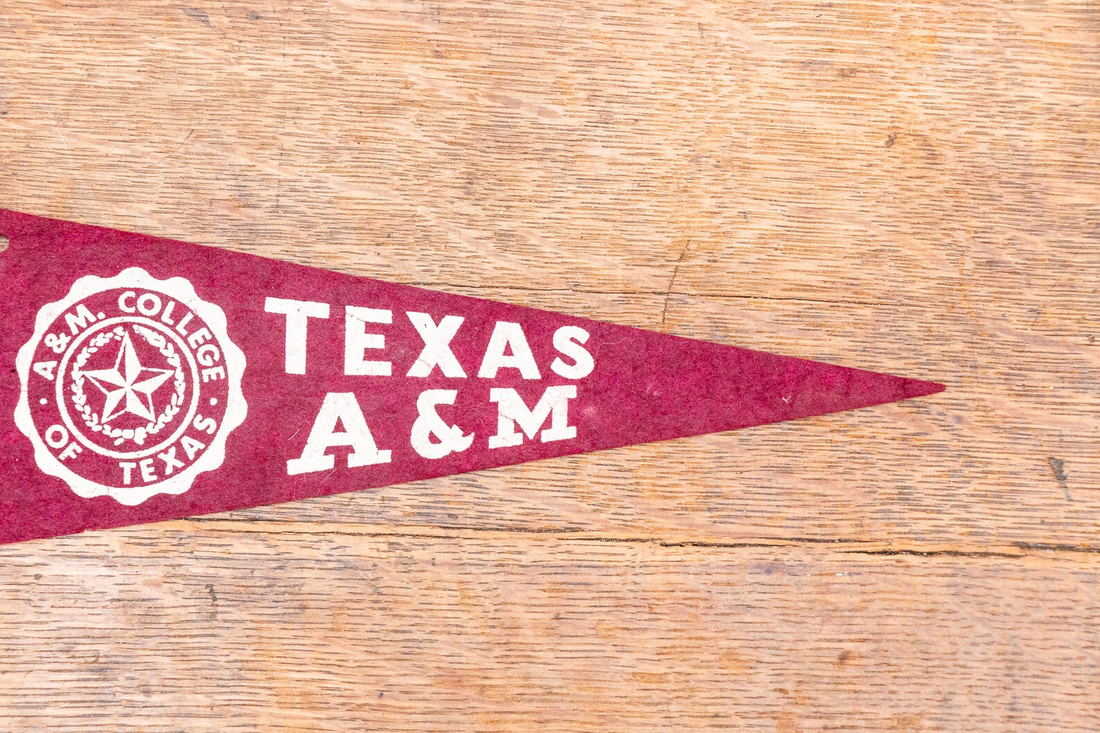 Texas A&M University Mini Felt Pennant Vintage College Decor - Etsy