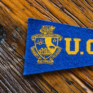 UCLA Mini Felt Pennant Vintage College Decor - Etsy