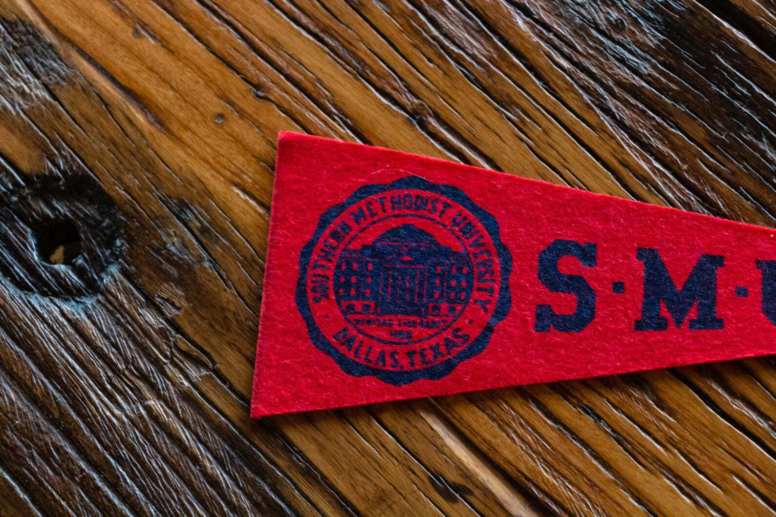 Southern Methodist University SMU Mini Felt Pennant Vintage - Etsy