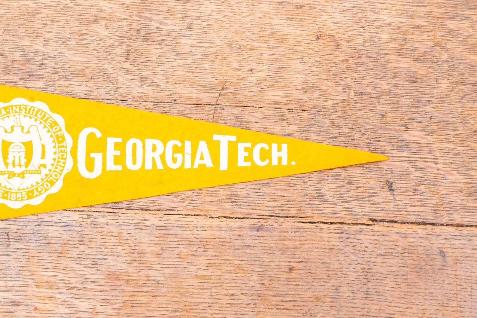 Georgia Tech University Mini Felt Pennant Vintage College - Etsy UK