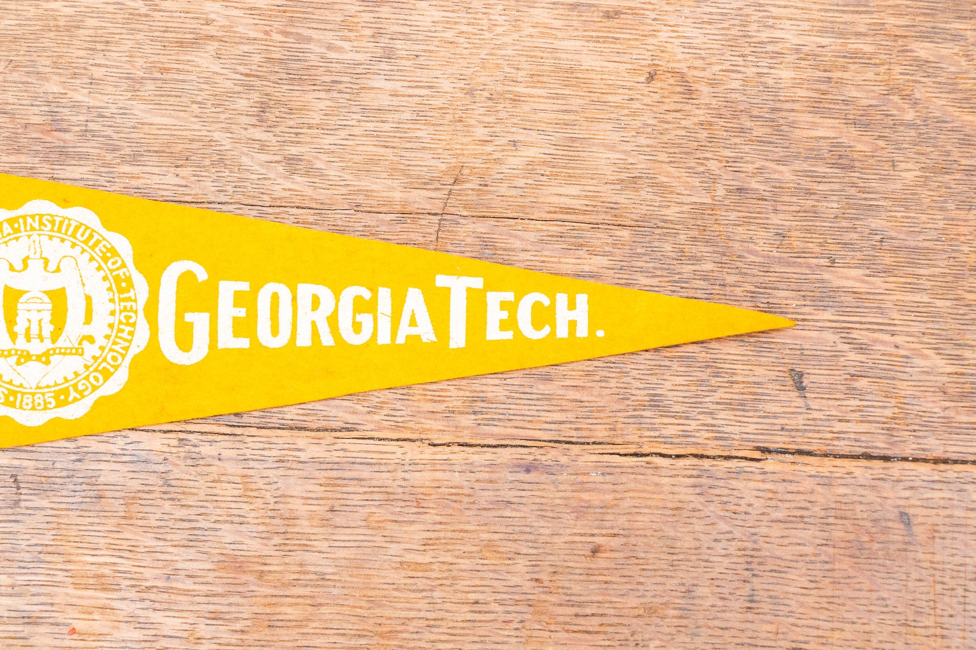 Georgia Tech University Mini Felt Pennant Vintage College | Etsy