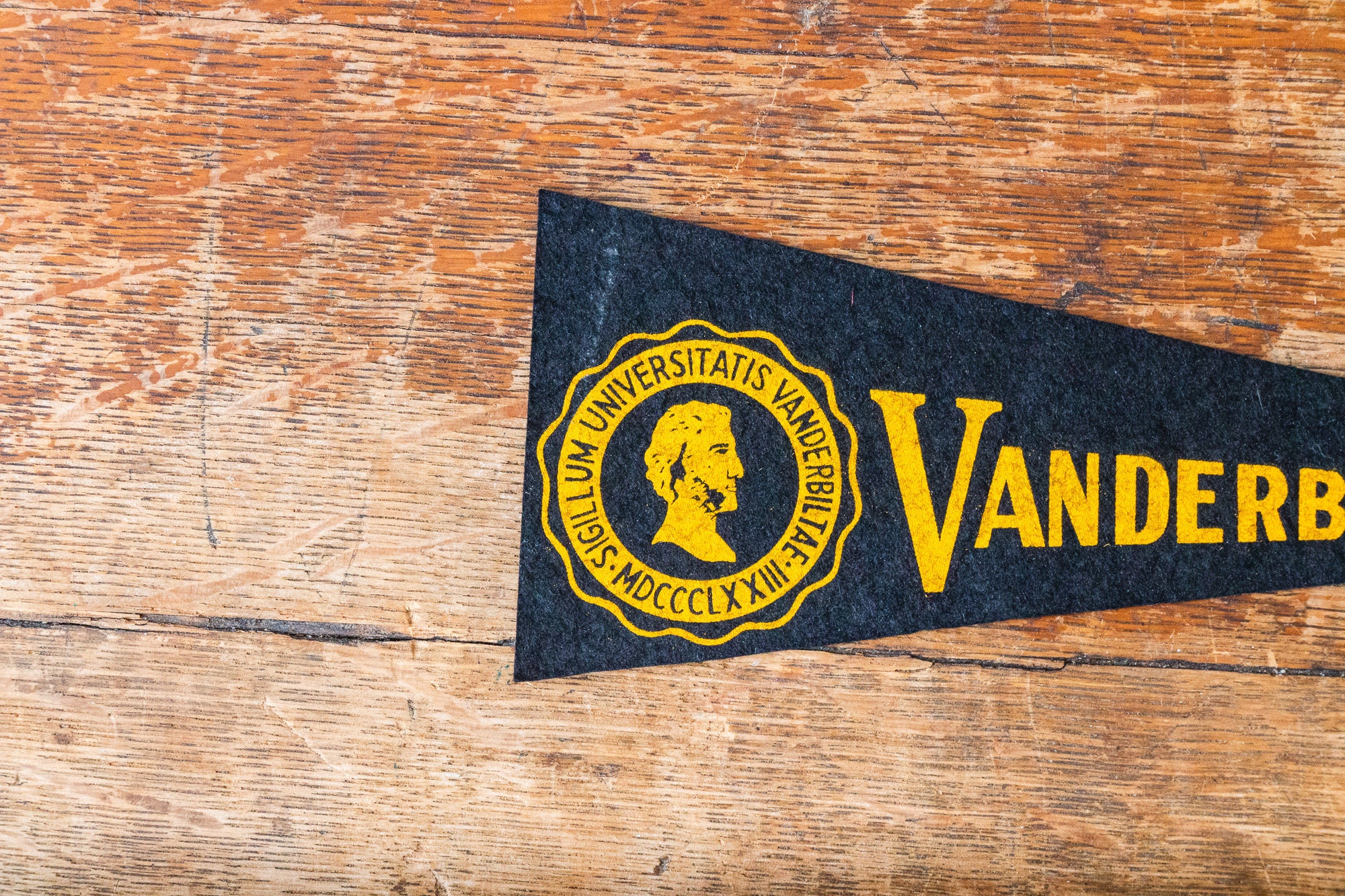 Vanderbilt University Black Felt Pennant Vintage Mini College - Etsy