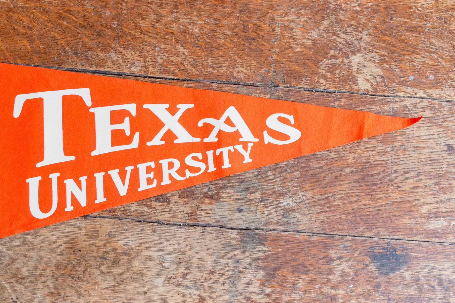 University of Texas Longhorns Felt Pennant Large Vintage College Wall ...