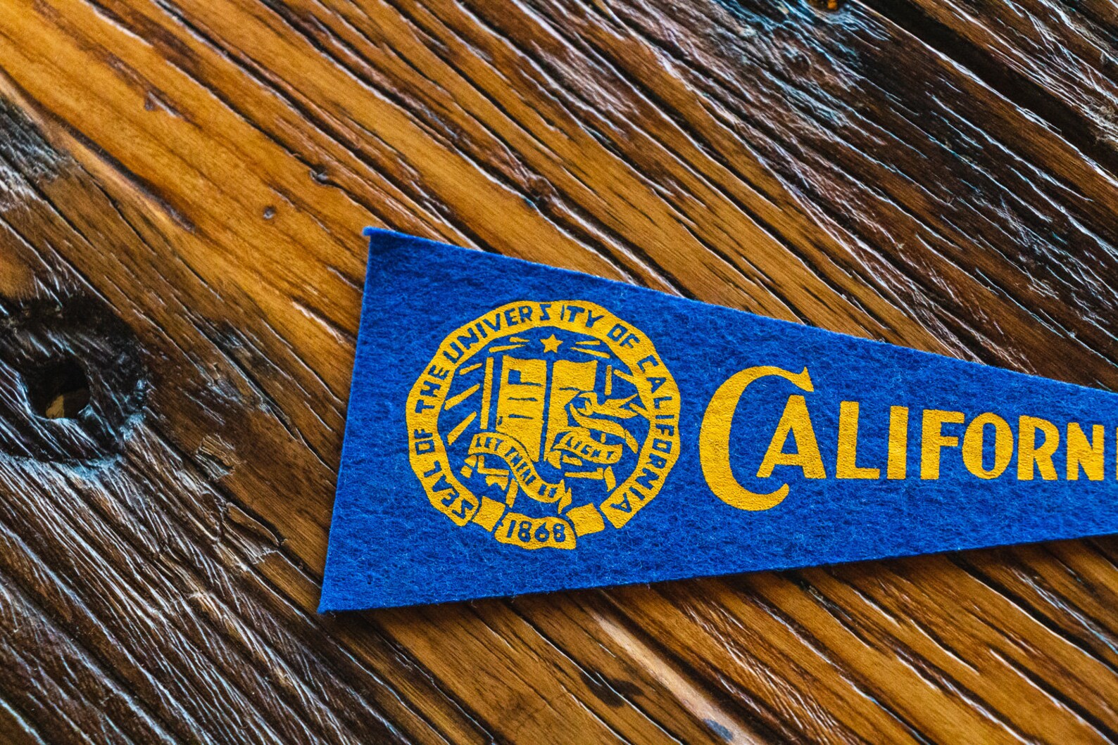 University of California Mini Felt Pennant Vintage College - Etsy
